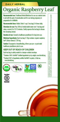 Raspberry Leaf - Traditional Medicinals